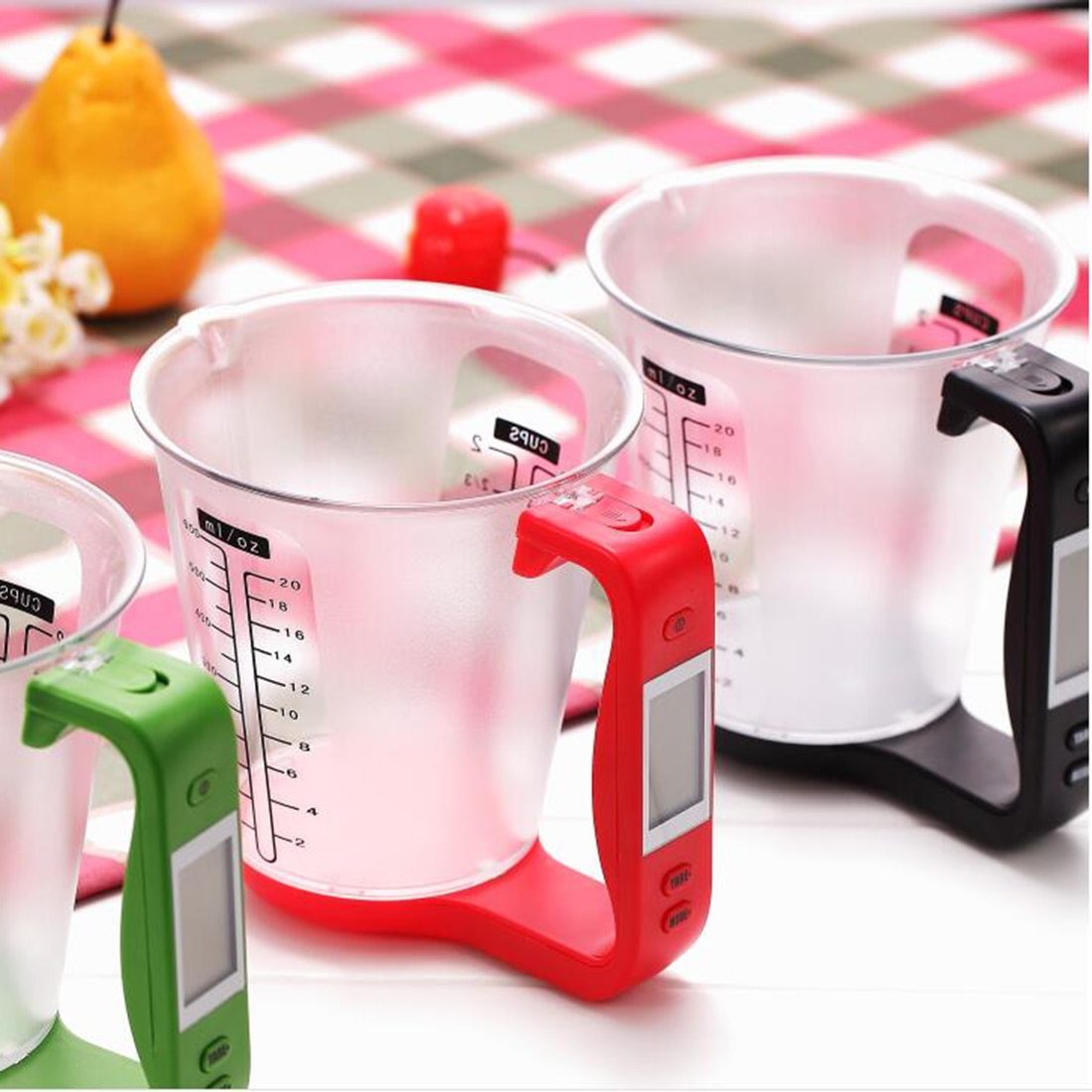 LCD Digital Electronic Liquid Measuring Scale Cup – Laxium