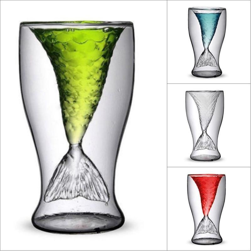 Mermaid Tail Glass Cup – Laxium