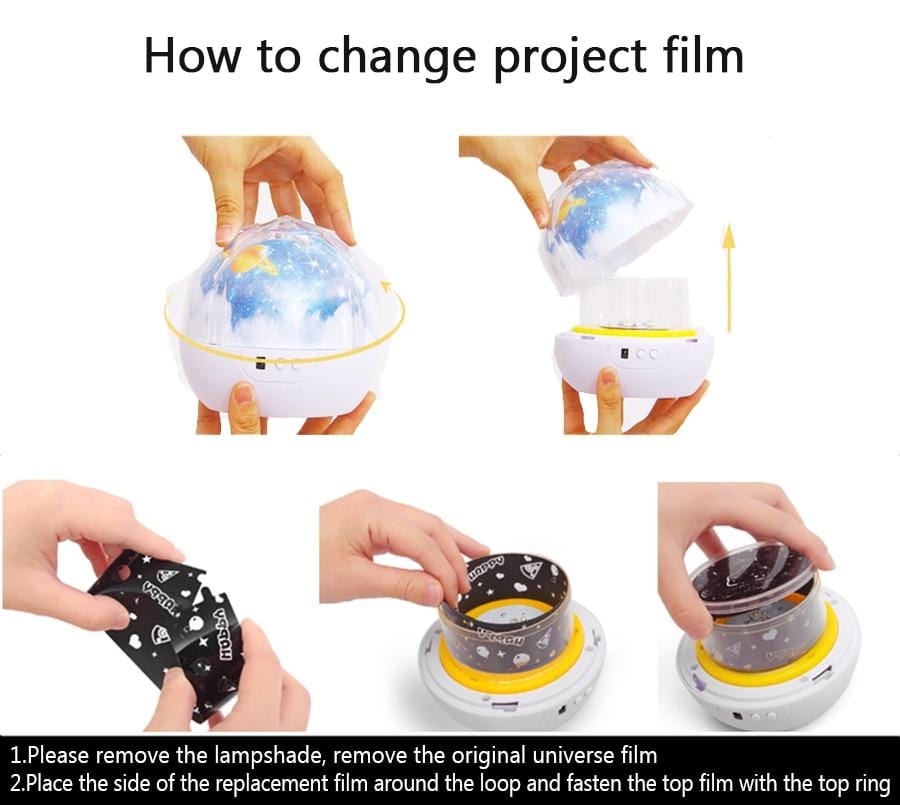 LED Star Space Night Light Cosmos Projector – Laxium